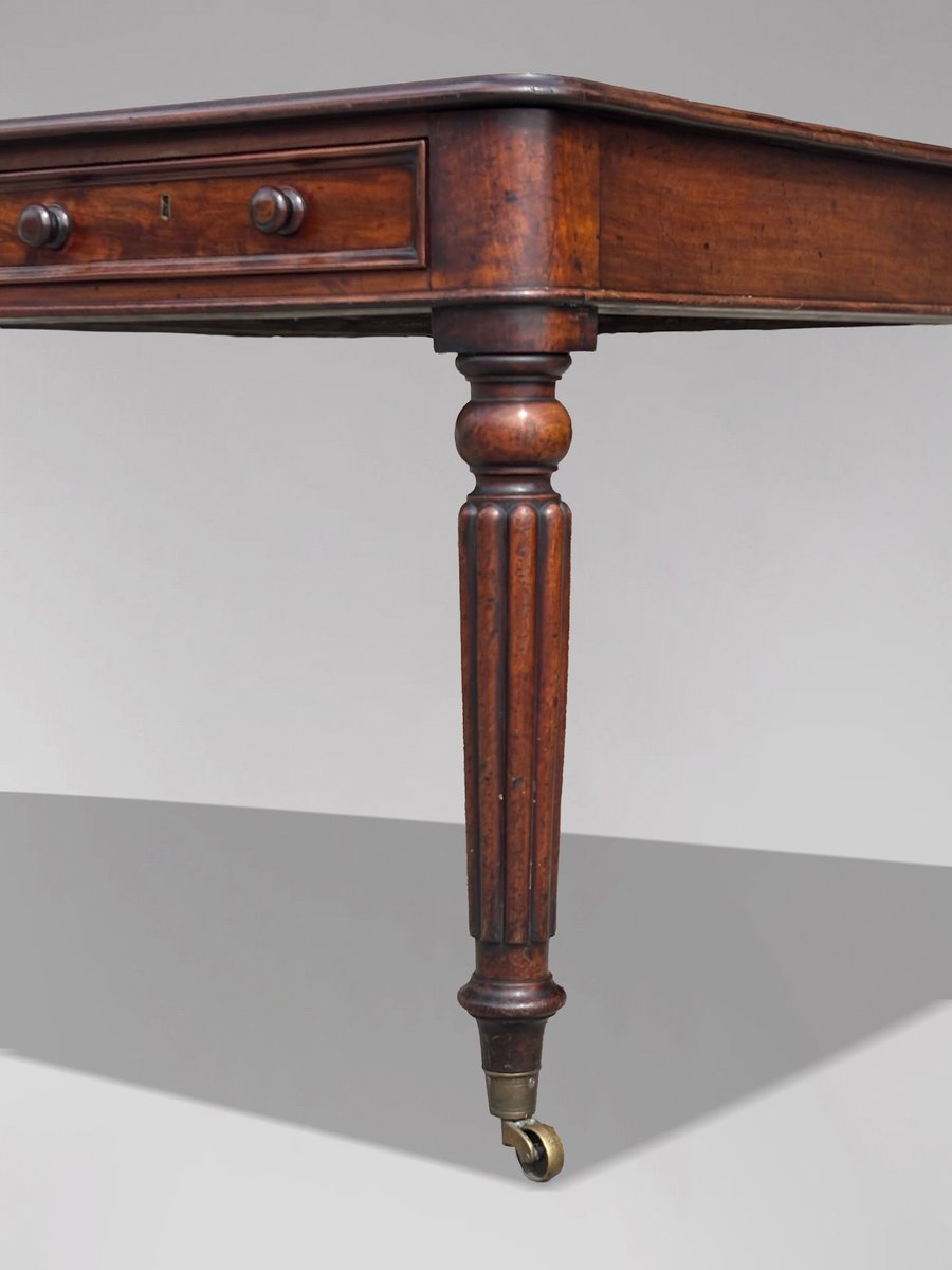 Antique Mahogany Partners Library Table from W. Priest, 1790 for sale ...