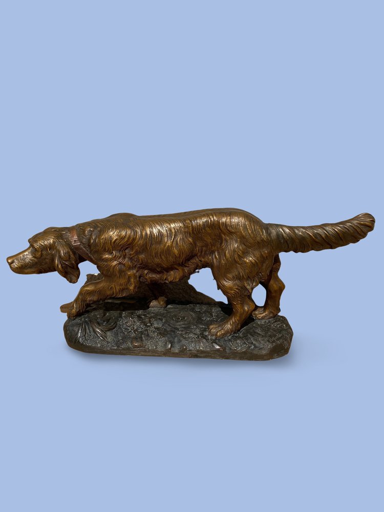 Rubens Calapdo, Pointer Dog, 1950s, Ceramic for sale at Pamono