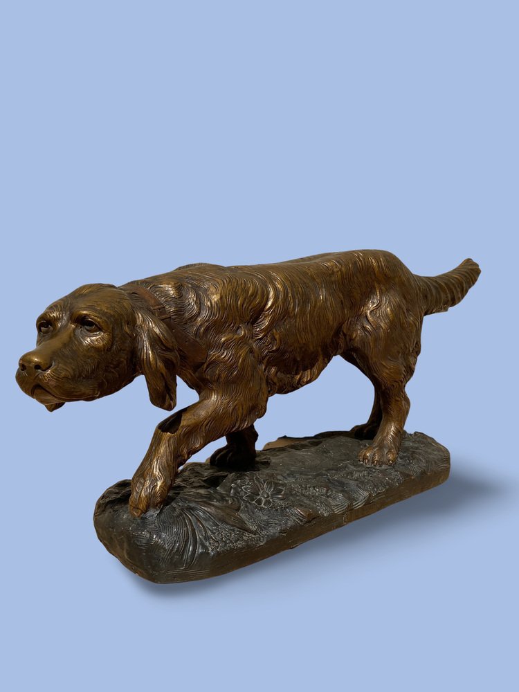 Rubens Calapdo, Pointer Dog, 1950s, Ceramic for sale at Pamono