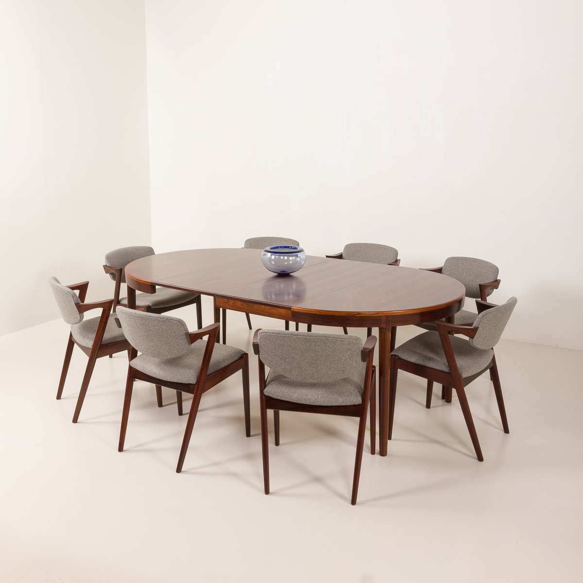 Model 42 Chairs in Rosewood by Kai Kristiansen for Schou Andersen ...