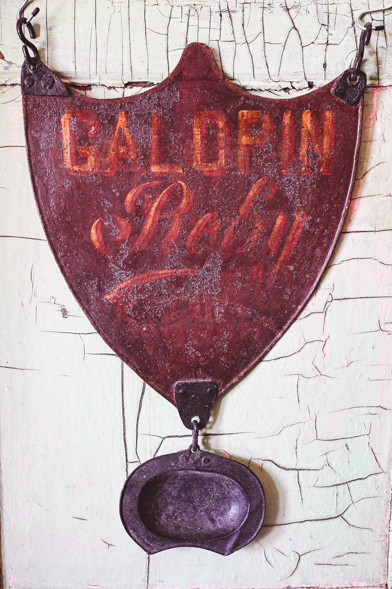 Antique French Barber Shop Sign, 1890s for sale at Pamono