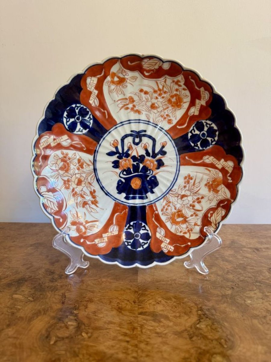 Antique Japanese Imari Plate, 1900s for sale at Pamono