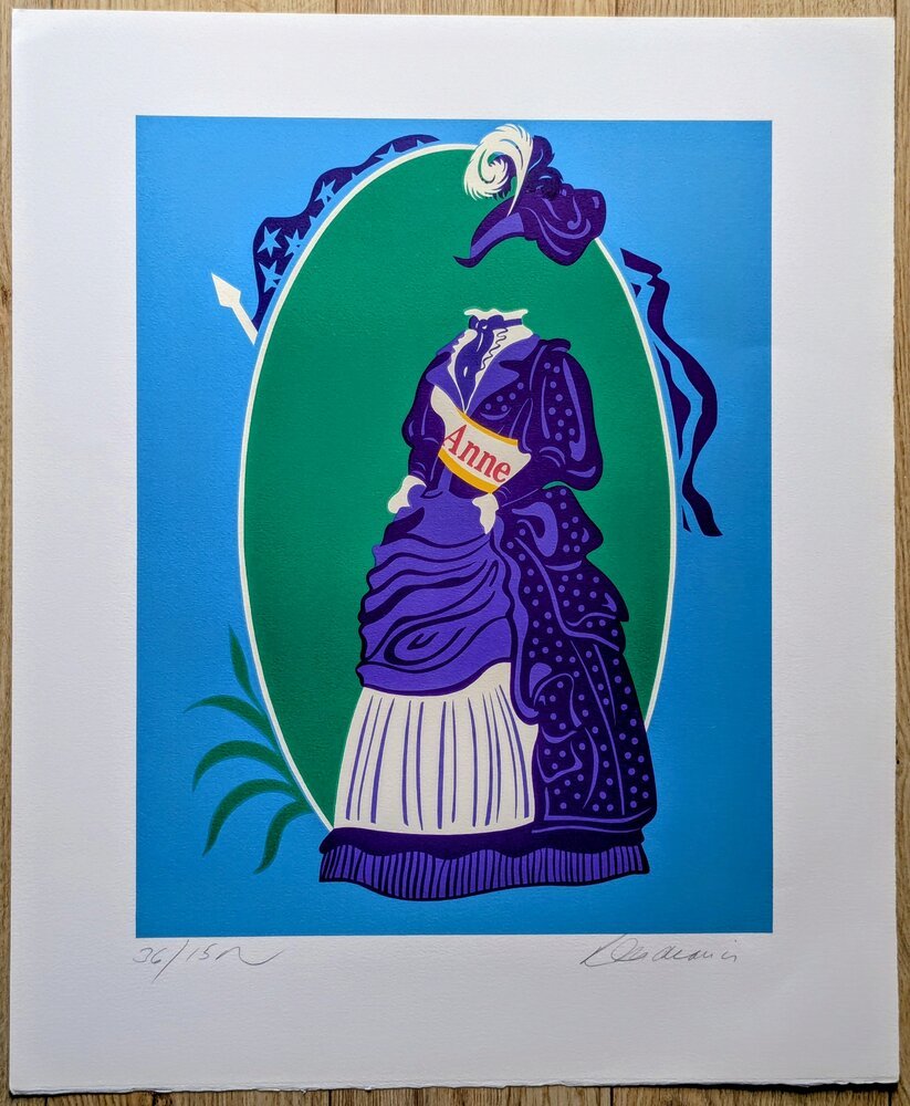 Robert Indiana, Anne, 1977, Screen Print for sale at Pamono