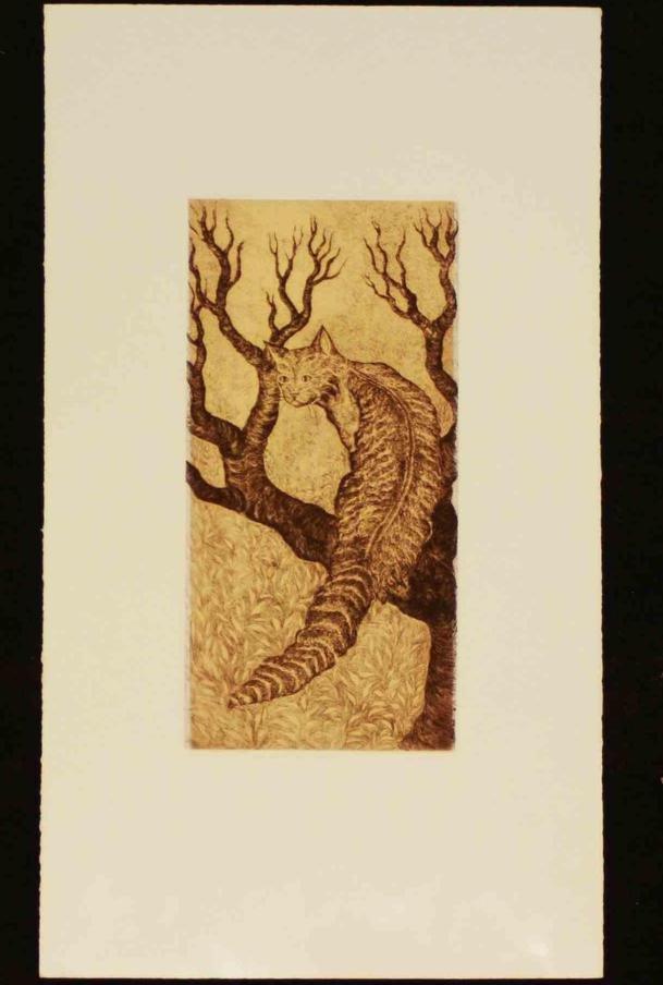 Isabella Collodi, La Notte di Felix, Etching, 2000 for sale at Pamono