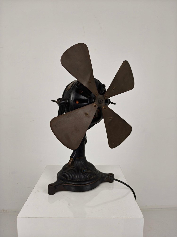 Antique Cast Iron Fan from Bergmann Berlin, Germany, 1910s for sale at ...