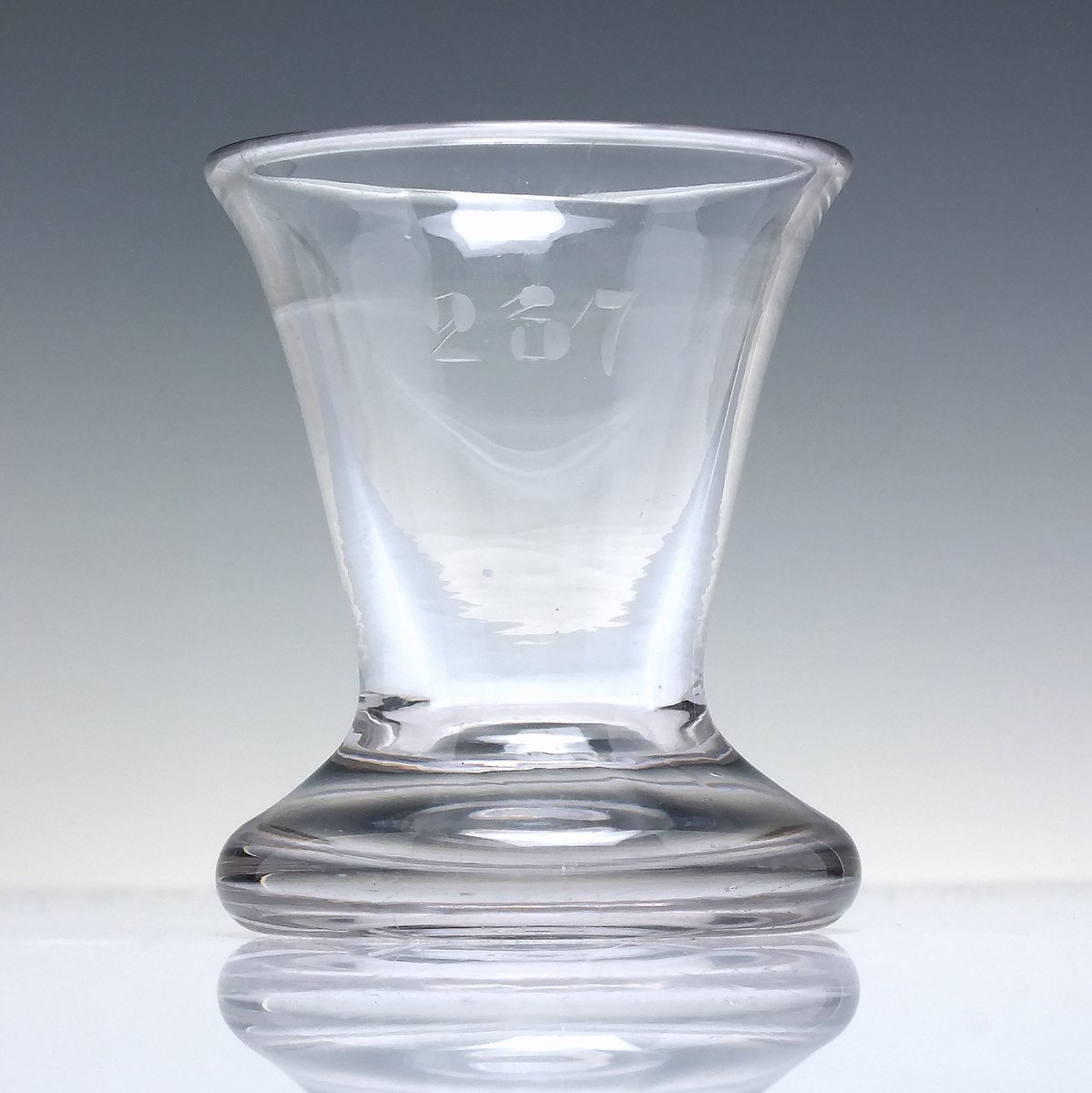 Antique Scottish Aberdeen Fraser Masonic Lodge Firing Glass, 1840 for ...