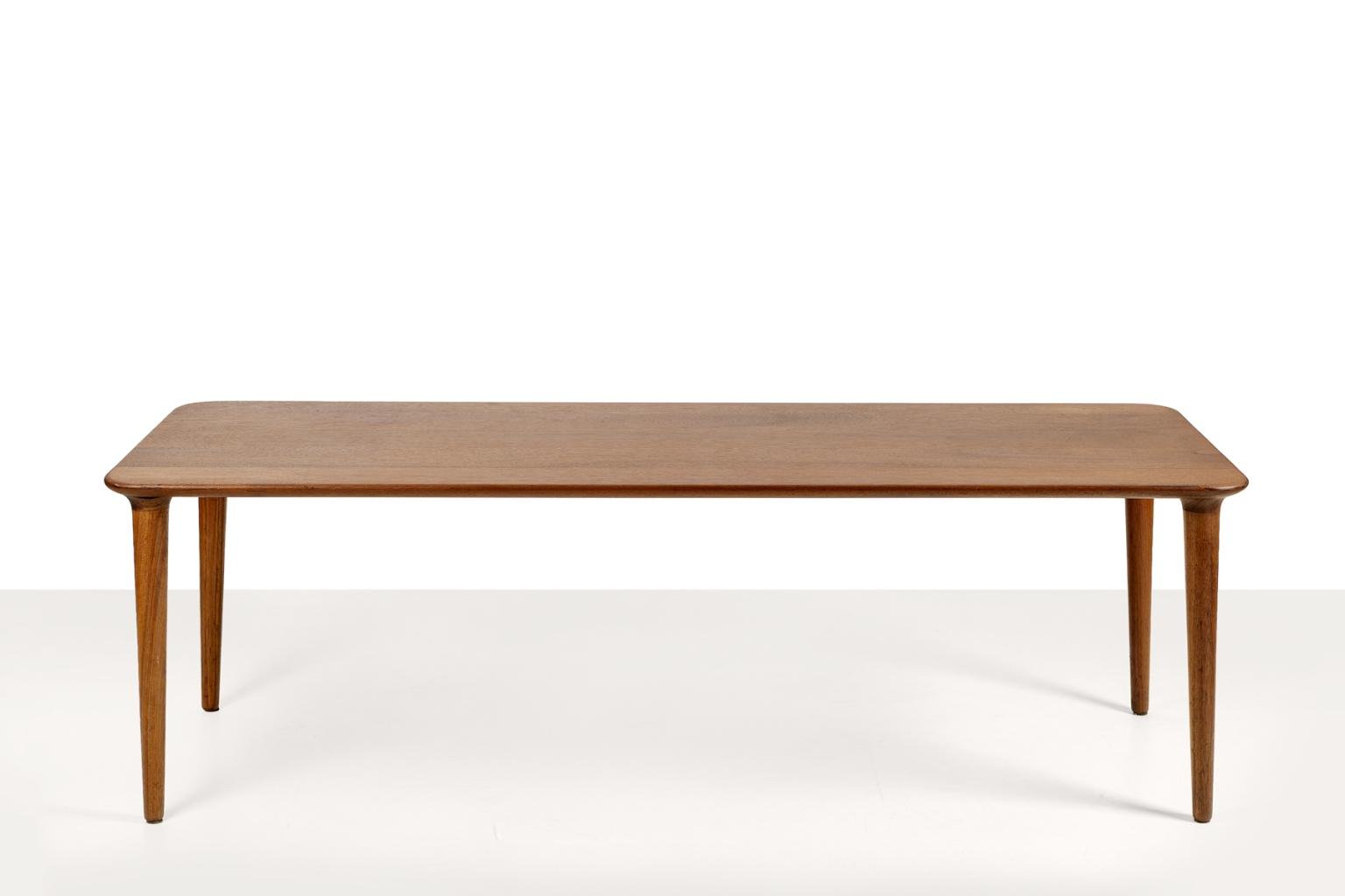 Norwegian Table in Solid Teak, 1970s for sale at Pamono