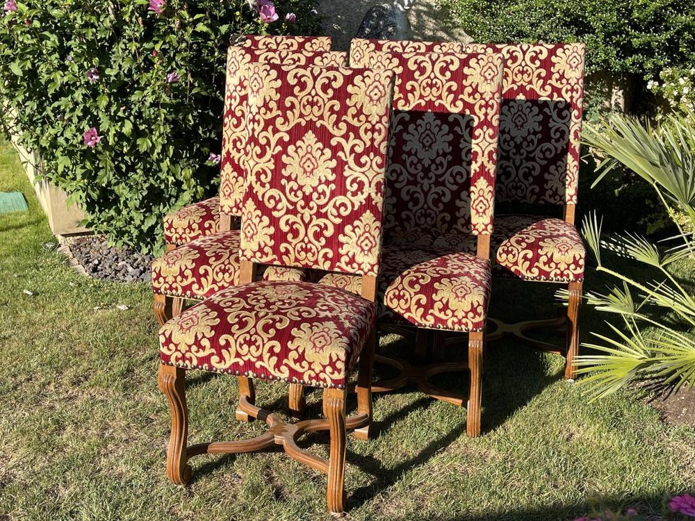 Louis XIV Style Chairs, Set of 6 for sale at Pamono