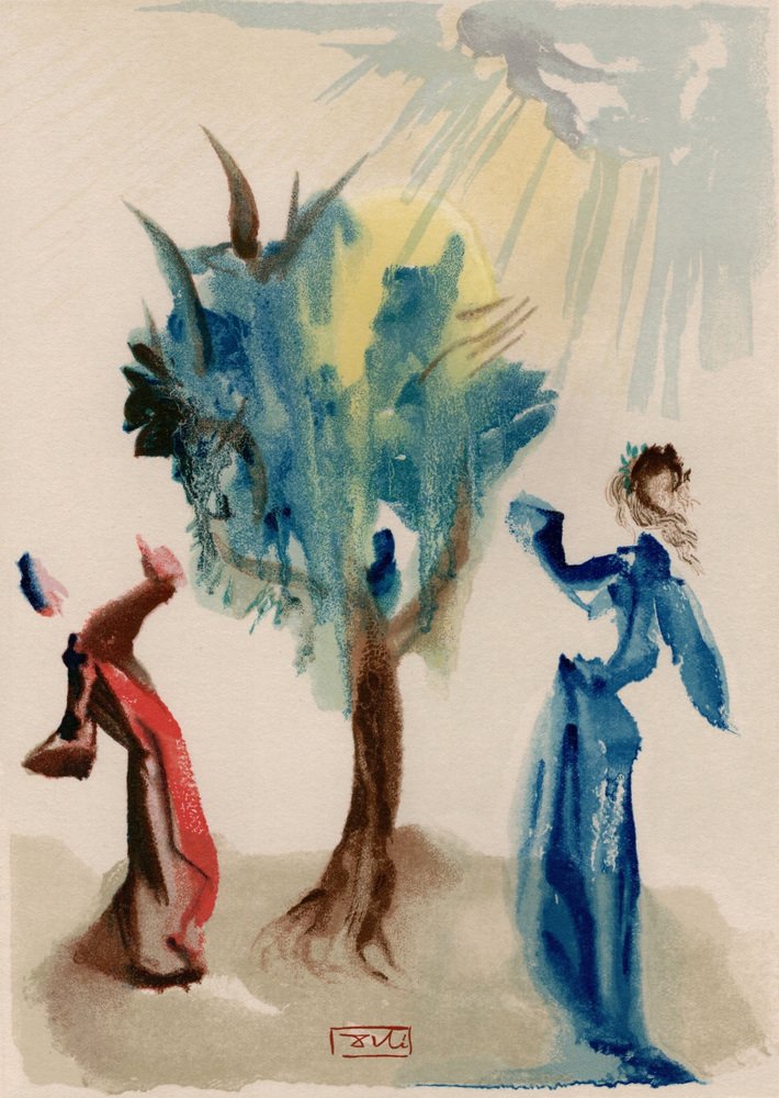 Salvador Dali, The Tree of Punishment, 1964, Original Woodcut for sale ...