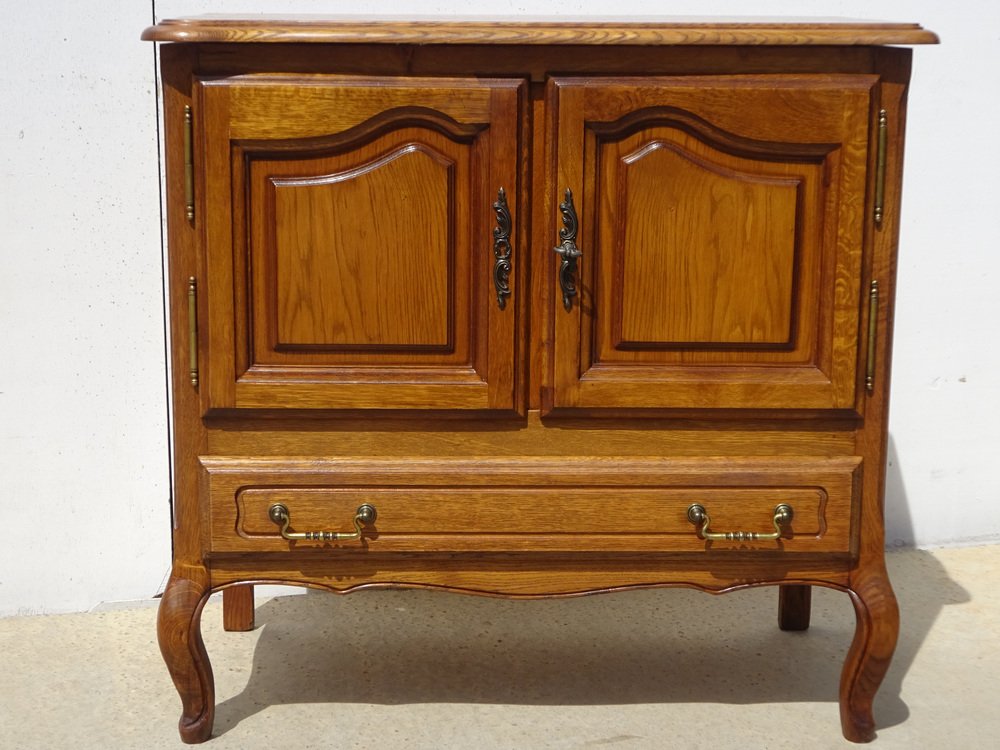 Small Light Oak Buffet, 1980s for sale at Pamono