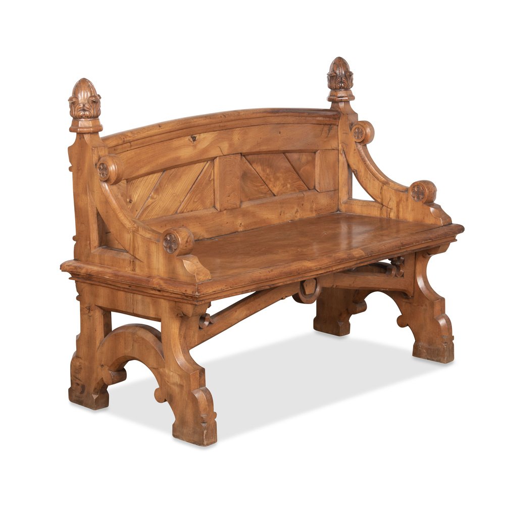 Antique House Elm Bench, 1860 for sale at Pamono