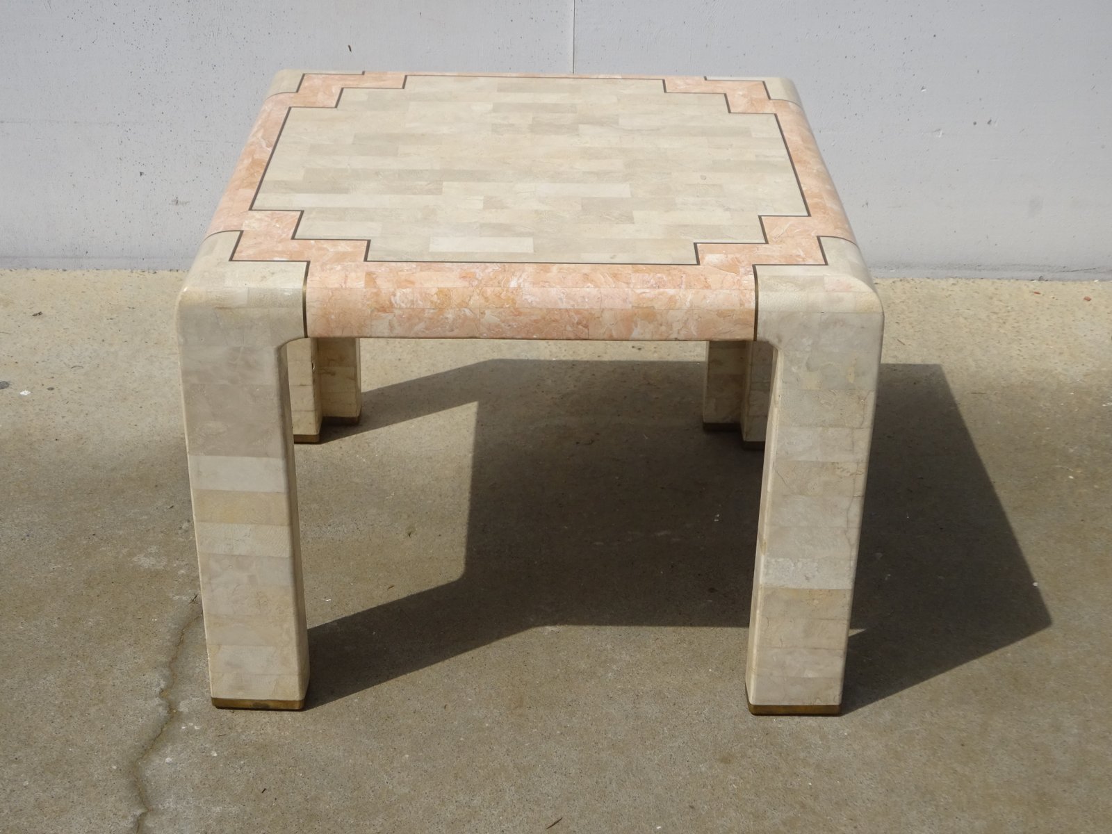 Stone Marquetry Living Room Table, 1950s for sale at Pamono