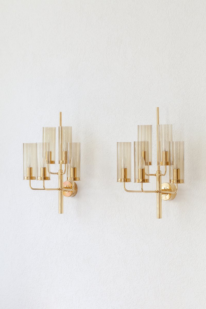 Sonata Wall Scones by Hans-Agne Jakobsson, 1960s, Set of 2 for sale at ...