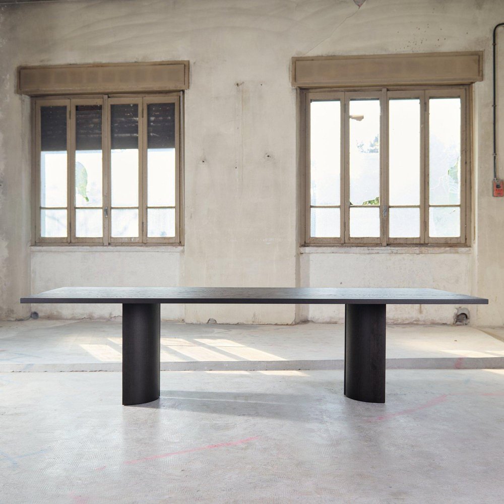 Table de Salle à Manger Rectangulaire Aperta C3 280 en Noyer par Mokko ...