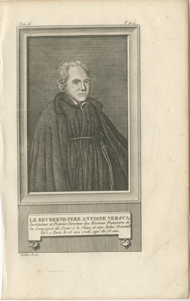 Portier, Reverend Father Antoine Verjus, French Jesuit Missionary ...