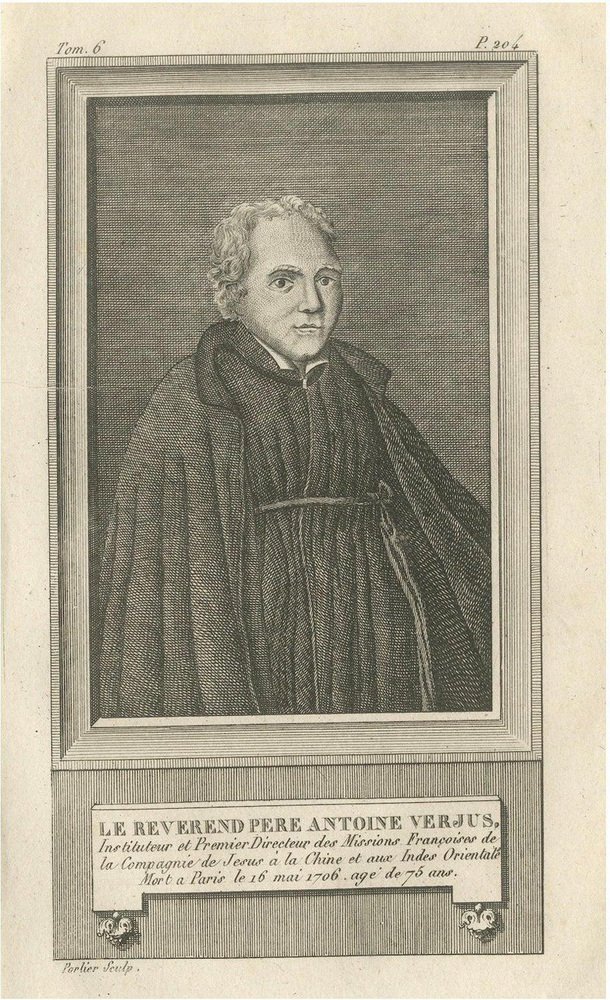 Portier, Reverend Father Antoine Verjus, French Jesuit Missionary ...