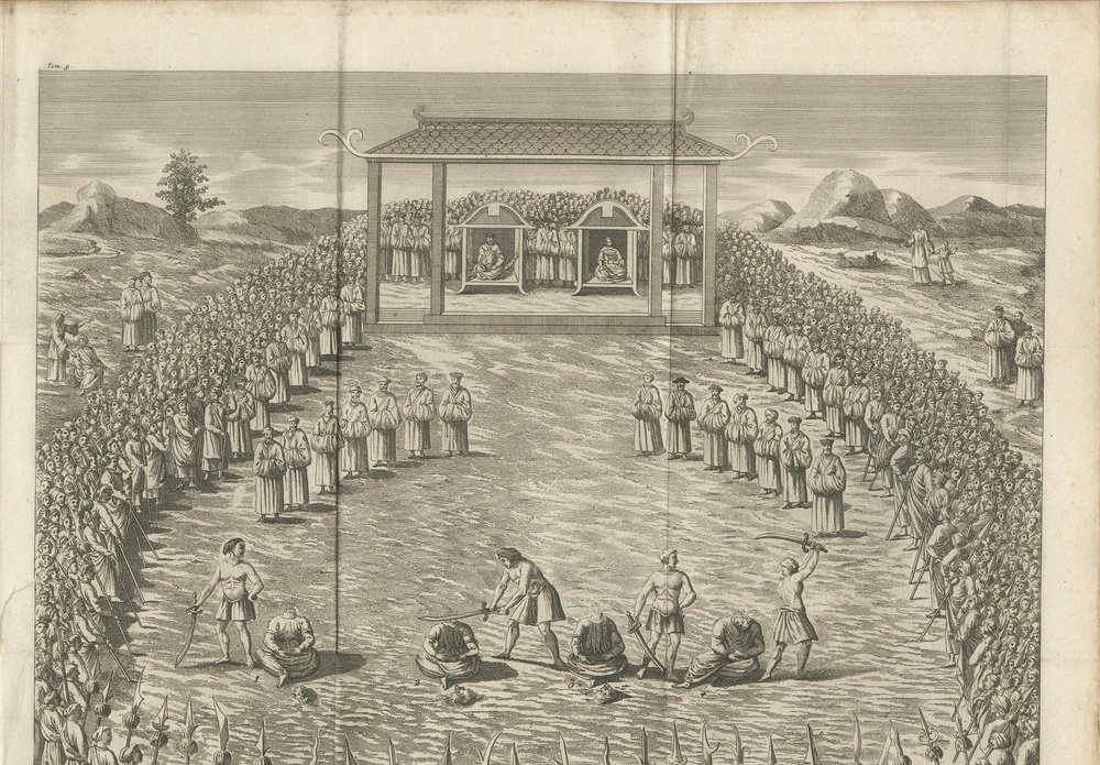 Portier, Public Execution Scene in Tonkin (Northern Vietnam), 1787 ...