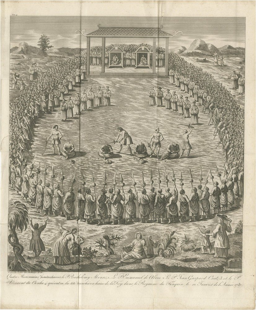Portier, Public Execution Scene in Tonkin (Northern Vietnam), 1787 ...