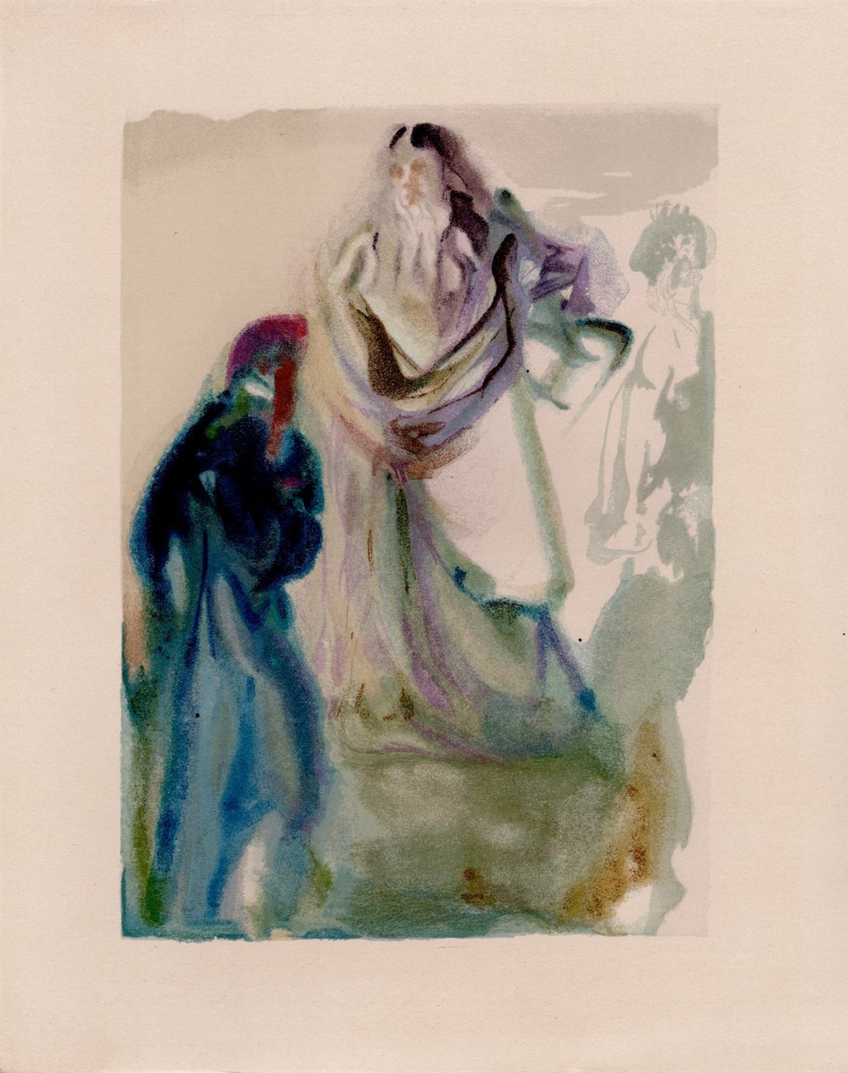 Salvador Dali, St. Peter to Dante, 1964, Original Woodcut for sale at ...