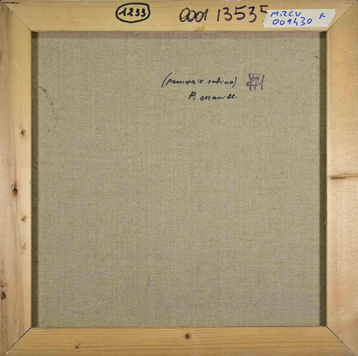 Franco Marzilli, Landscape, Oil Painting, 1970s for sale at Pamono