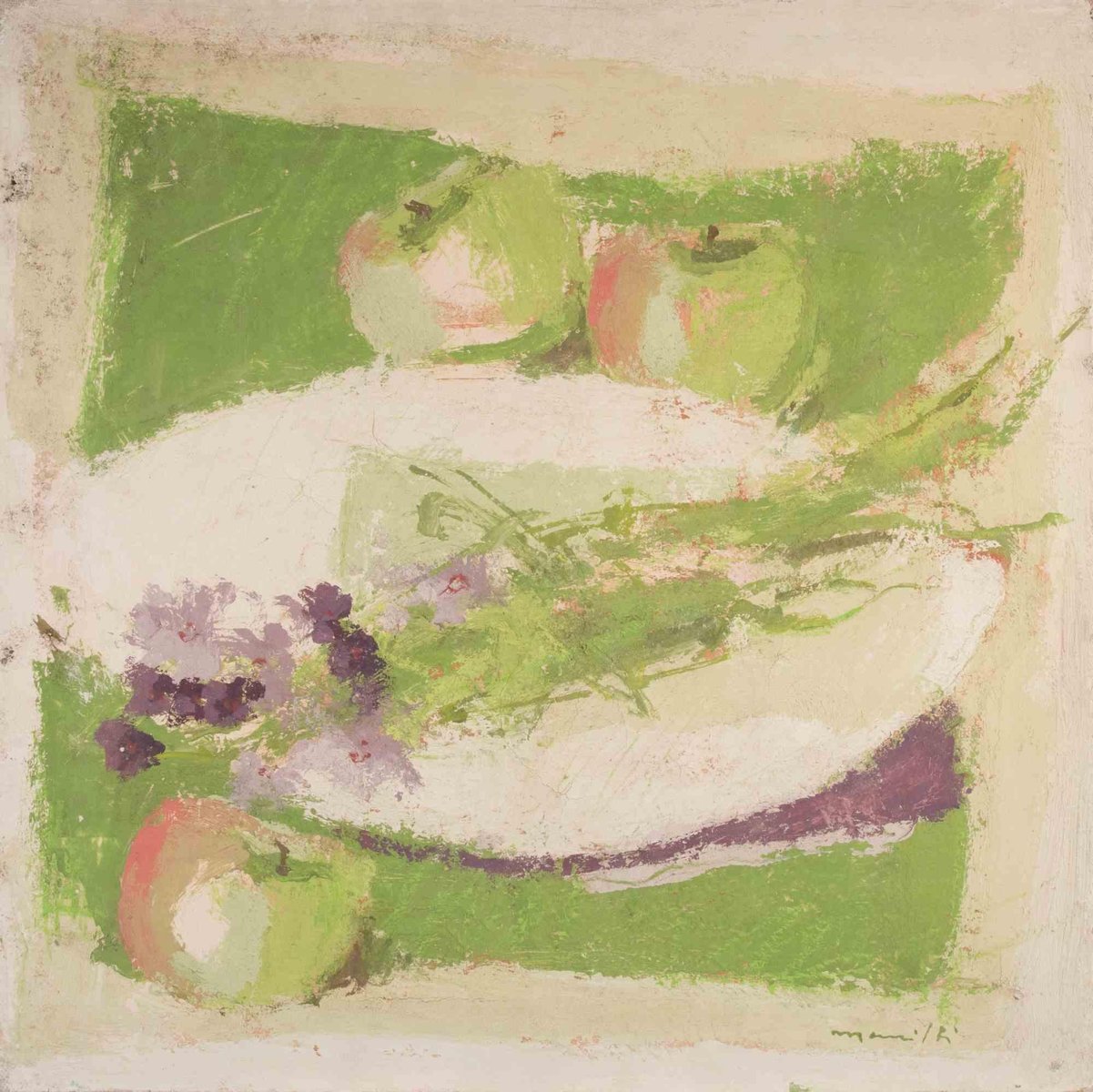 Franco Marzilli, Still Life, Oil Painting, 1970s for sale at Pamono