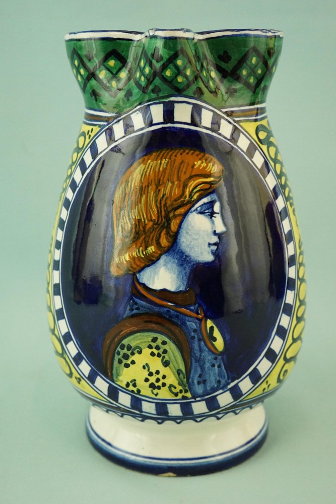 Antique Neo-Renaissance Ceramic Jug, 1890s for sale at Pamono
