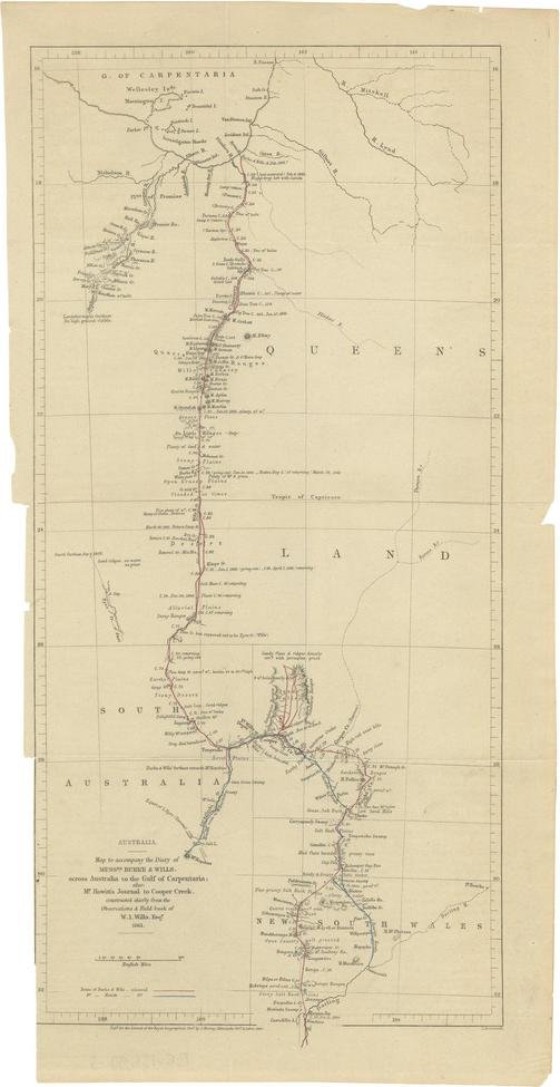 The Fateful Track of the Burke and Wills Expedition in Australias ...