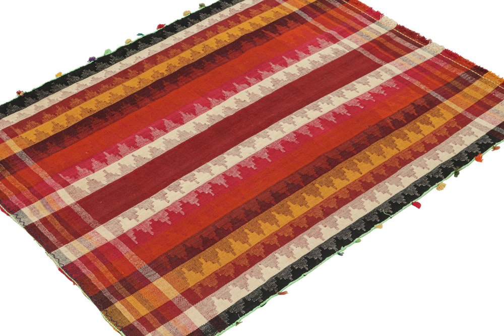 Vintage Middle Eastern Kilim in Polychromatic Stripes for sale at Pamono