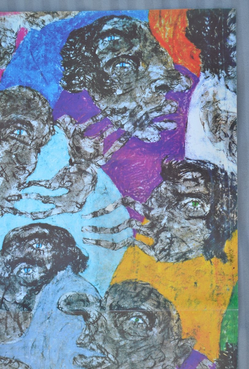 Large Exhibition Poster for the French Cultural Center of Damascus ...