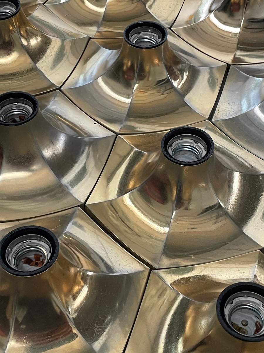 Cloe Mod. 508 Wall Lights from Fosnova, 1970s, Set of 16 for sale at Pamono