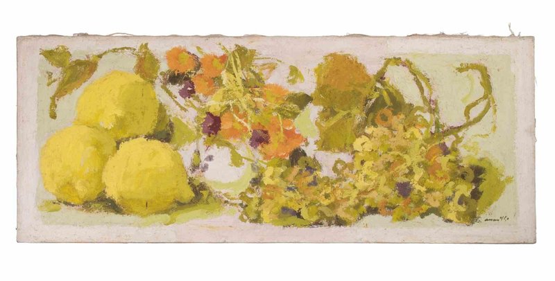 Franco Marzilli, Still Life with Jugs, Vases and Bottles, Oil Painting ...