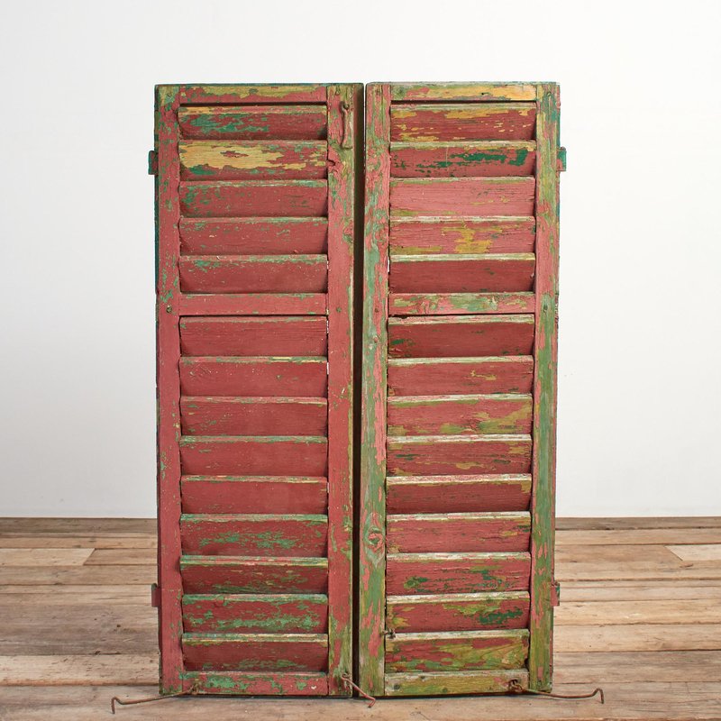 Vintage Window Shutters, 1950s, Set of 2 for sale at Pamono