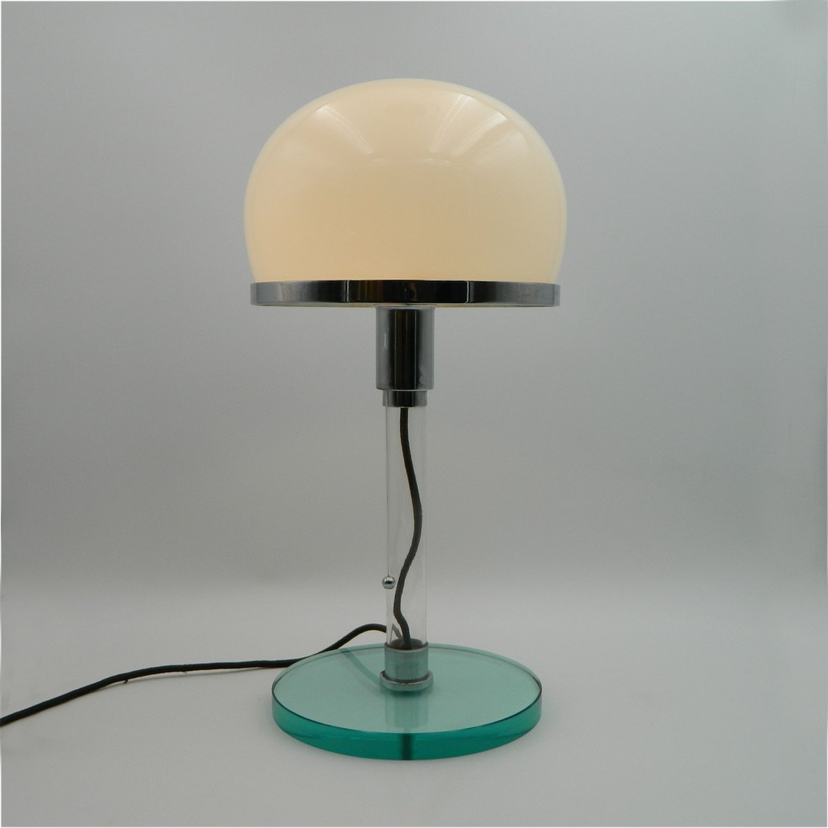 Bauhaus Table Lamp with Glass Shade by Carl Jacob Jucker for Imago DP ...