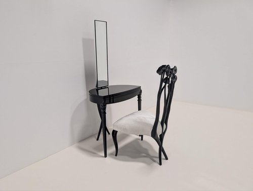 Le Jardin & Statuesque Vanity Desk & Chair by Christopher Guy for sale ...
