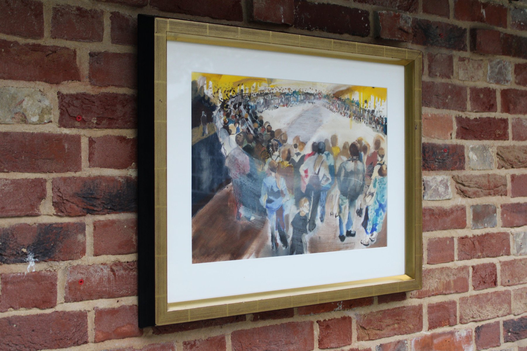 Emil Dacanay, Ringside, Mixed Media Painting, 1990s, Framed for sale at ...