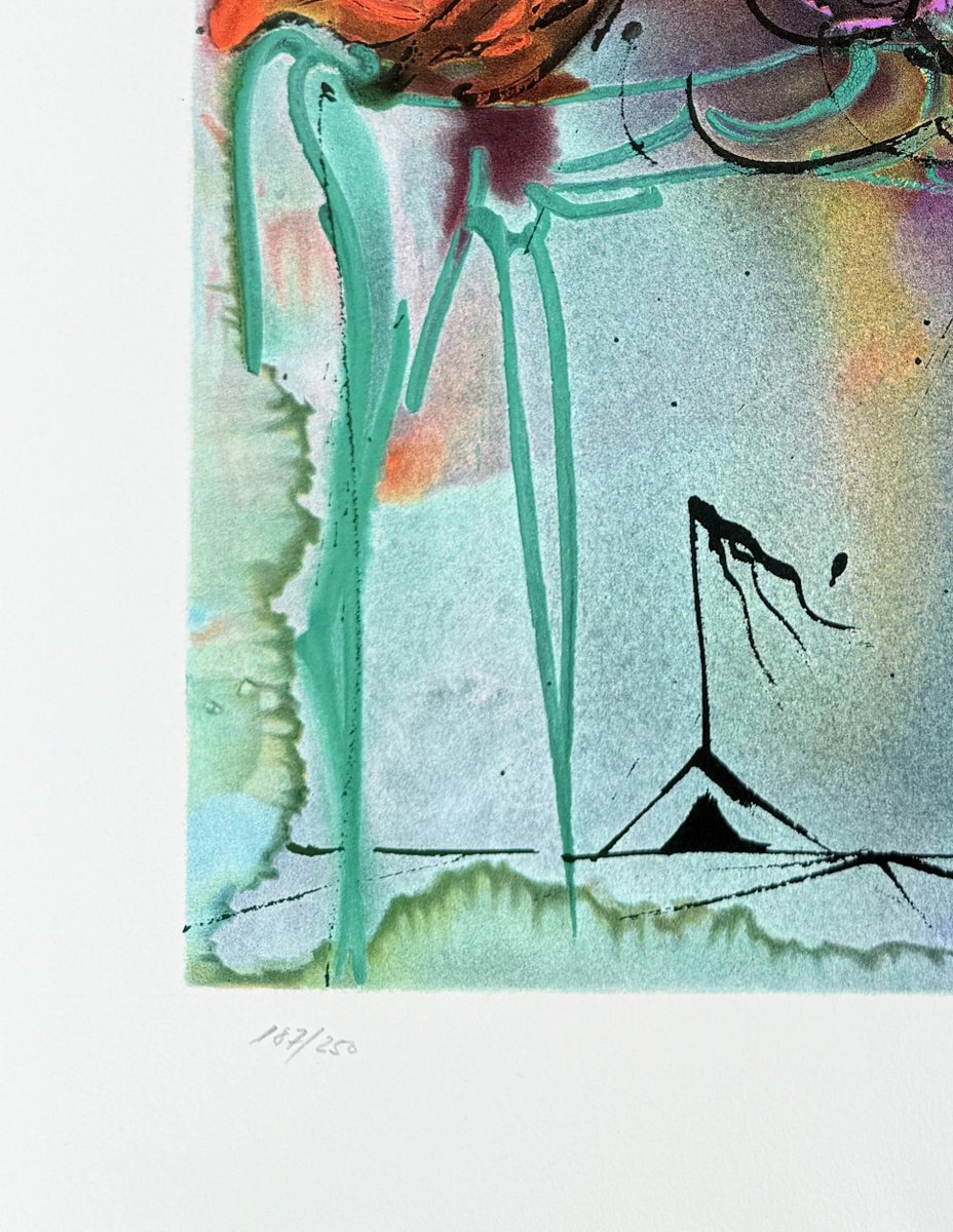 Salvador Dali, The Knight of Death, 1970, Lithograph for sale at Pamono