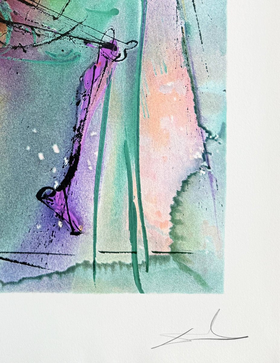 Salvador Dali, The Knight of Death, 1970, Lithograph for sale at Pamono