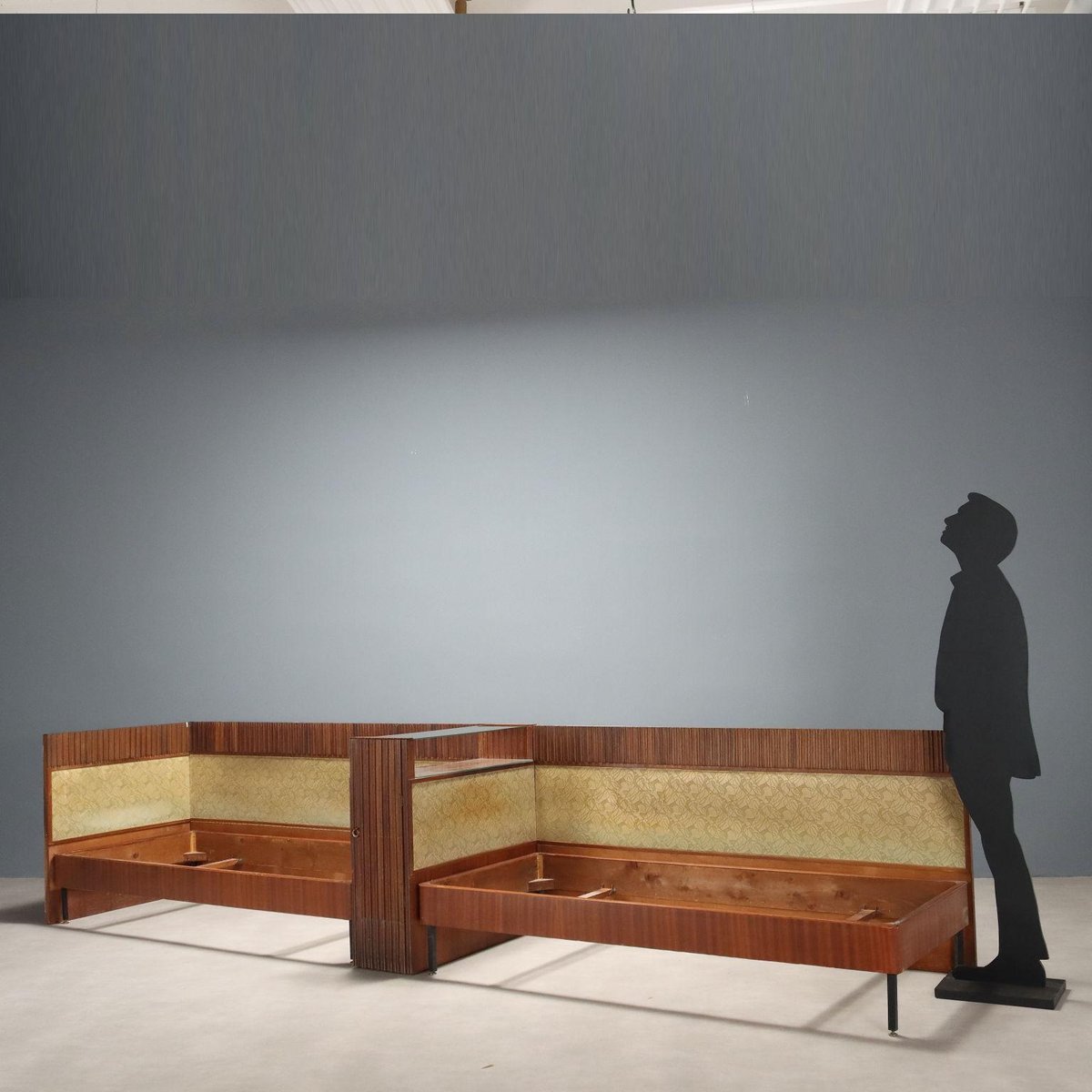 Mid-Century Adjacent Beds, 1960s for sale at Pamono