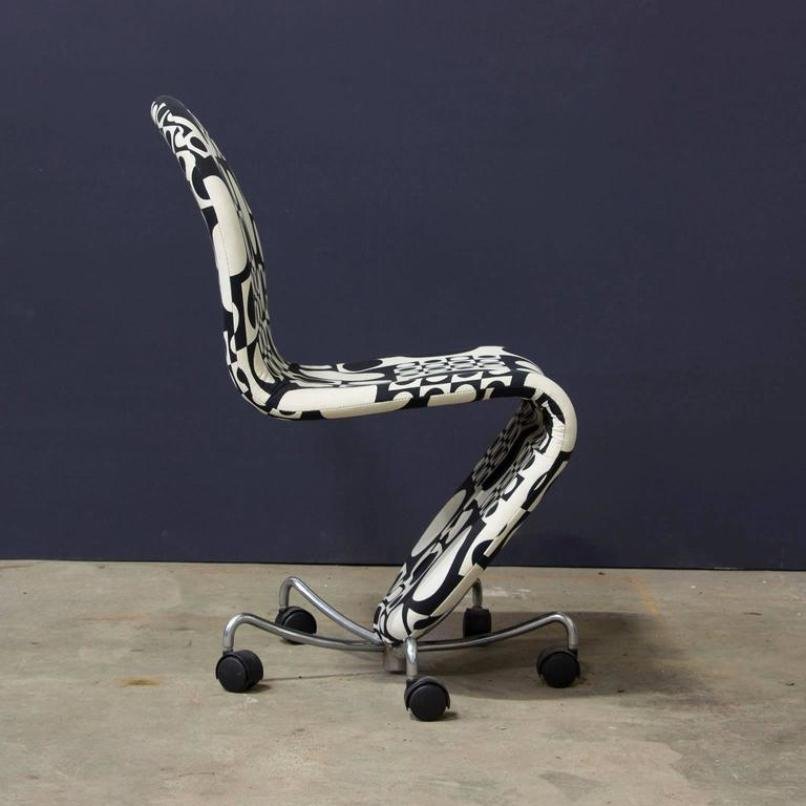 1 2 3 Series Office Chair by Verner Panton, 1970s for sale at Pamono