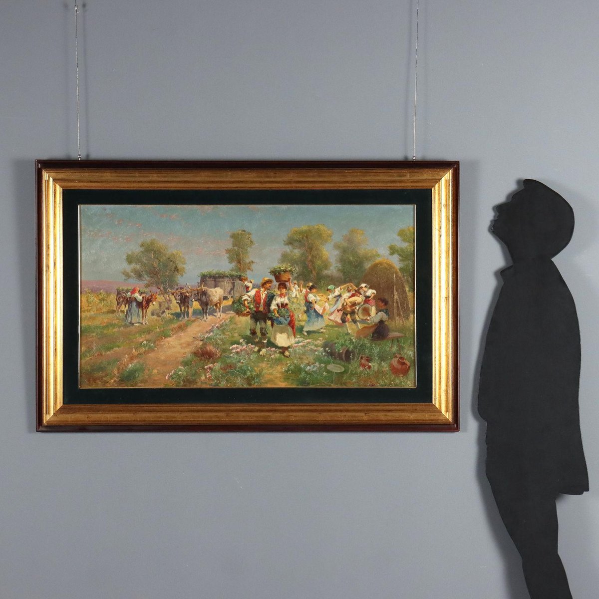 Pietro Barucci, Countryside Glimpse, 19th Century, Oil on Canvas ...