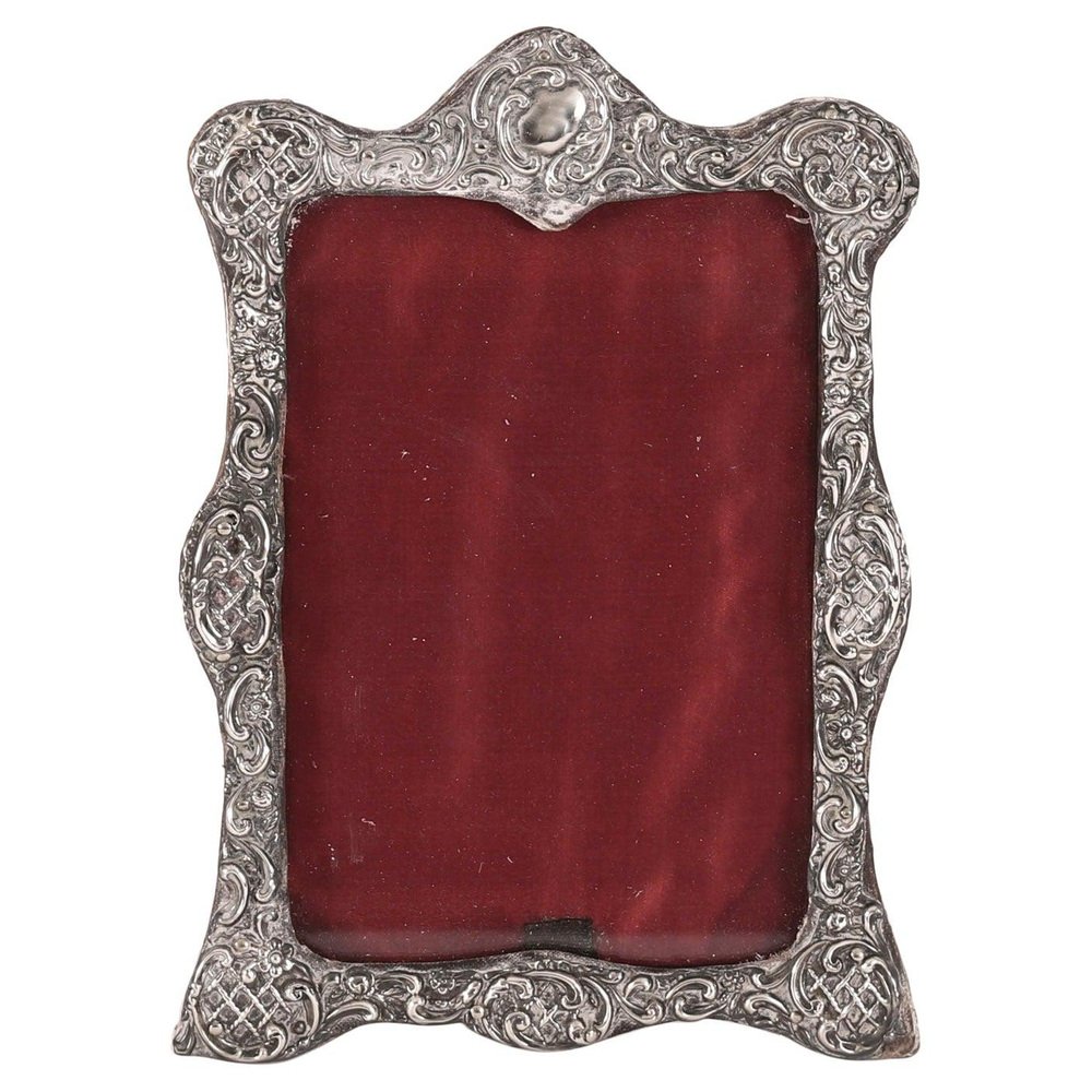 Antique Victorian Sterling Silver Photo Frame, 1890s for sale at Pamono