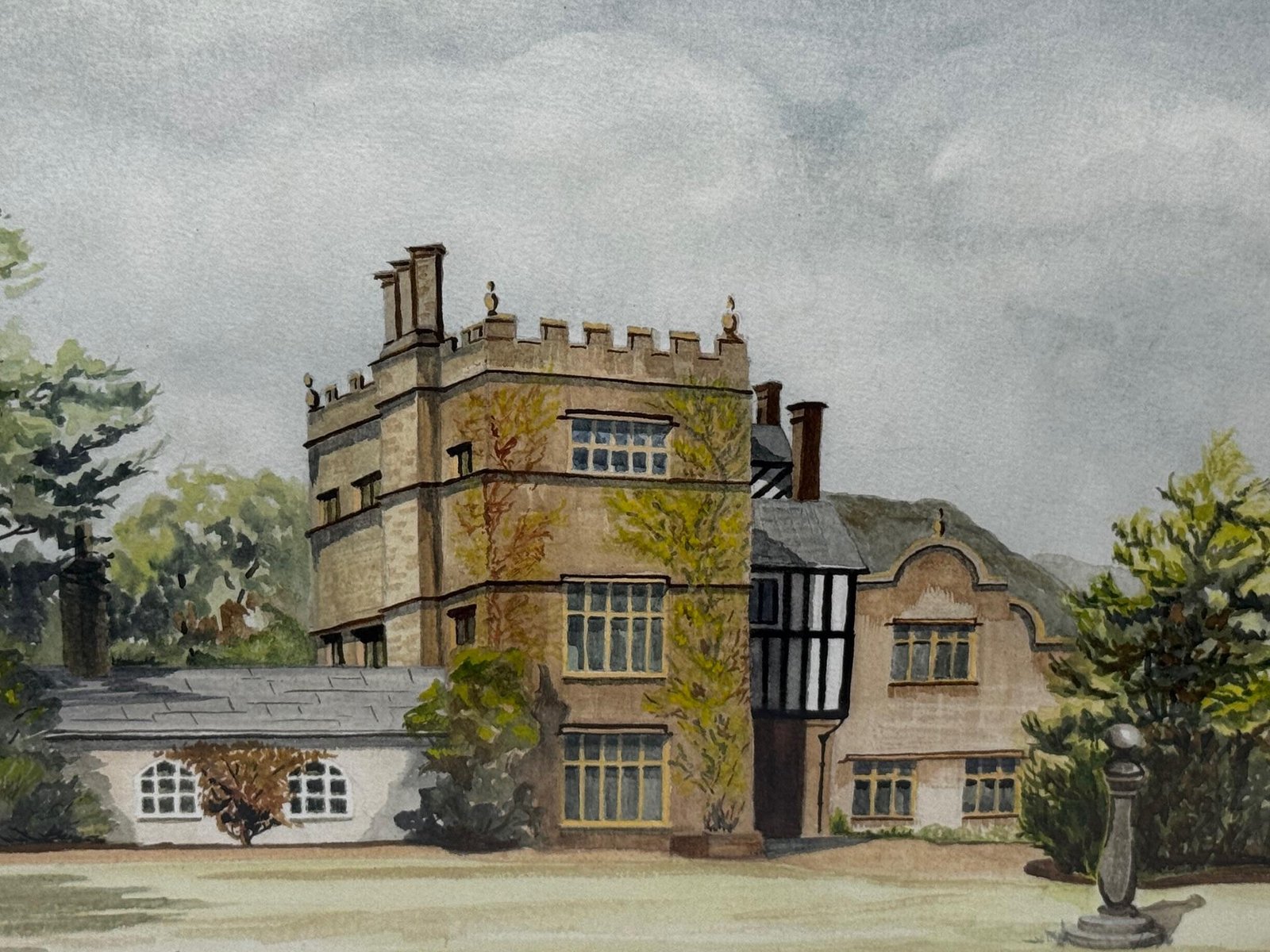 F. Holmes, Turton Tower Heritage Grade I Listed Manor House, 1980s ...