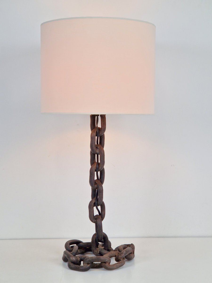 Brutalist Chain Table Lamp attributed to Franz West, 1980s for sale at ...