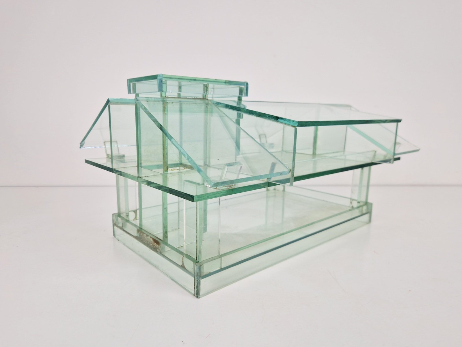 Vintage Modernist Architectural Model of Glass House, 1970s for sale at ...