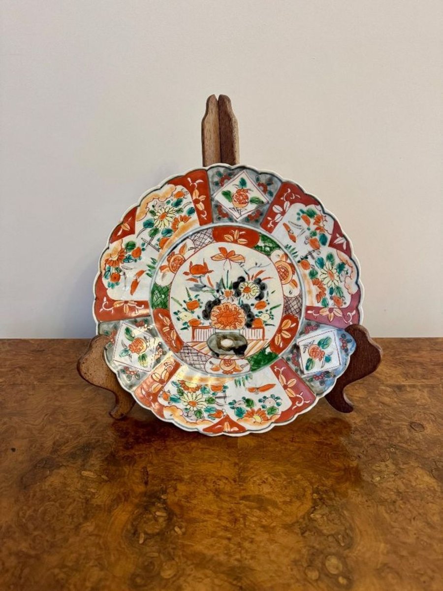 Antique Japanese Imari Plate, 1900 for sale at Pamono