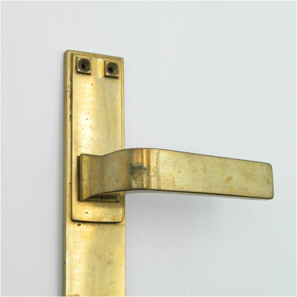 Brass Door Handles by Otto Wagner, 1950s, Set of 12 for sale at Pamono