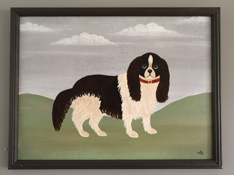 Matt Rix, King Charles Spaniel, Oil on Panel, Framed for sale at Pamono