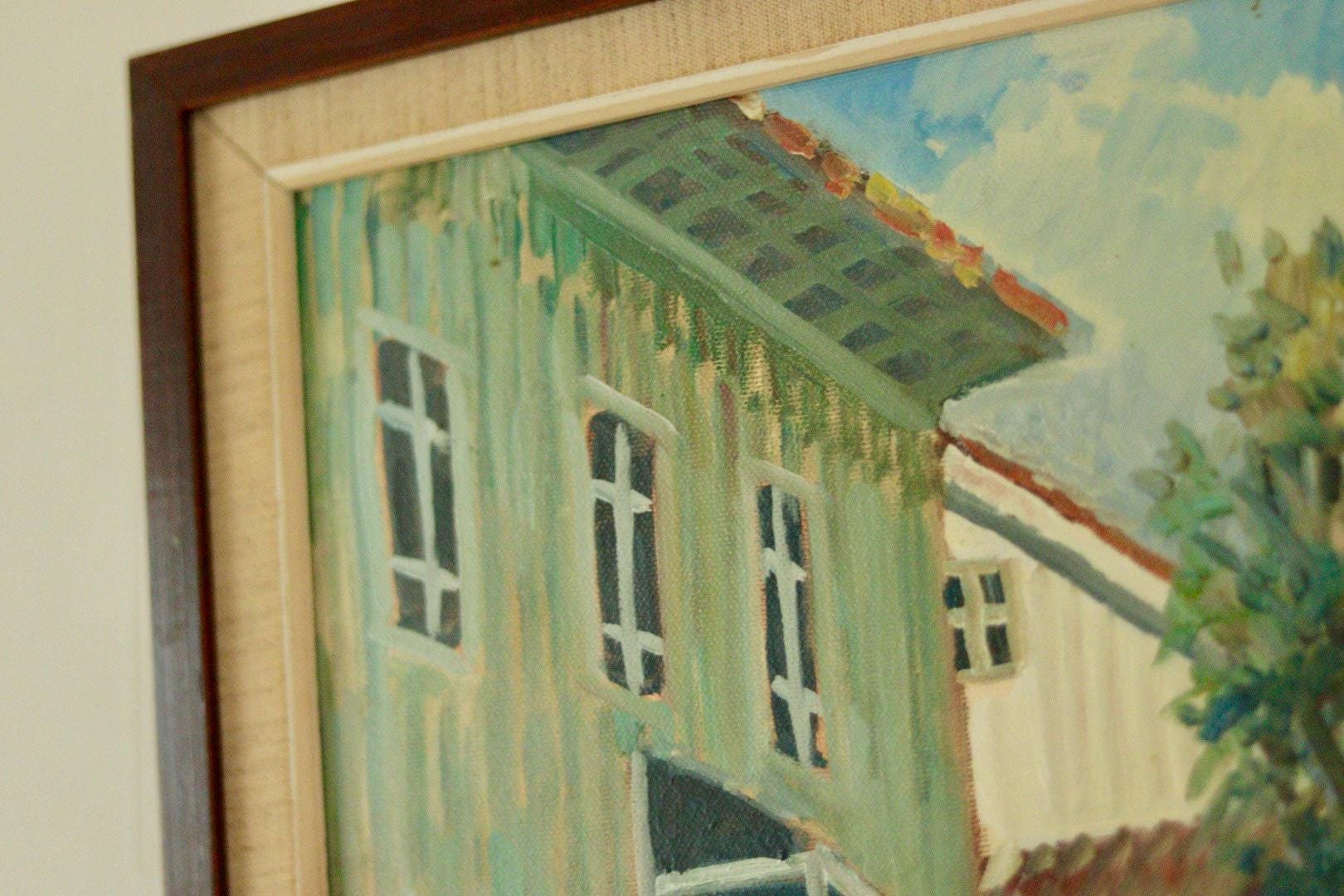 Eric Lundberg, A Fine Morning, Olio su tela, metà del XX secolo, con ...
