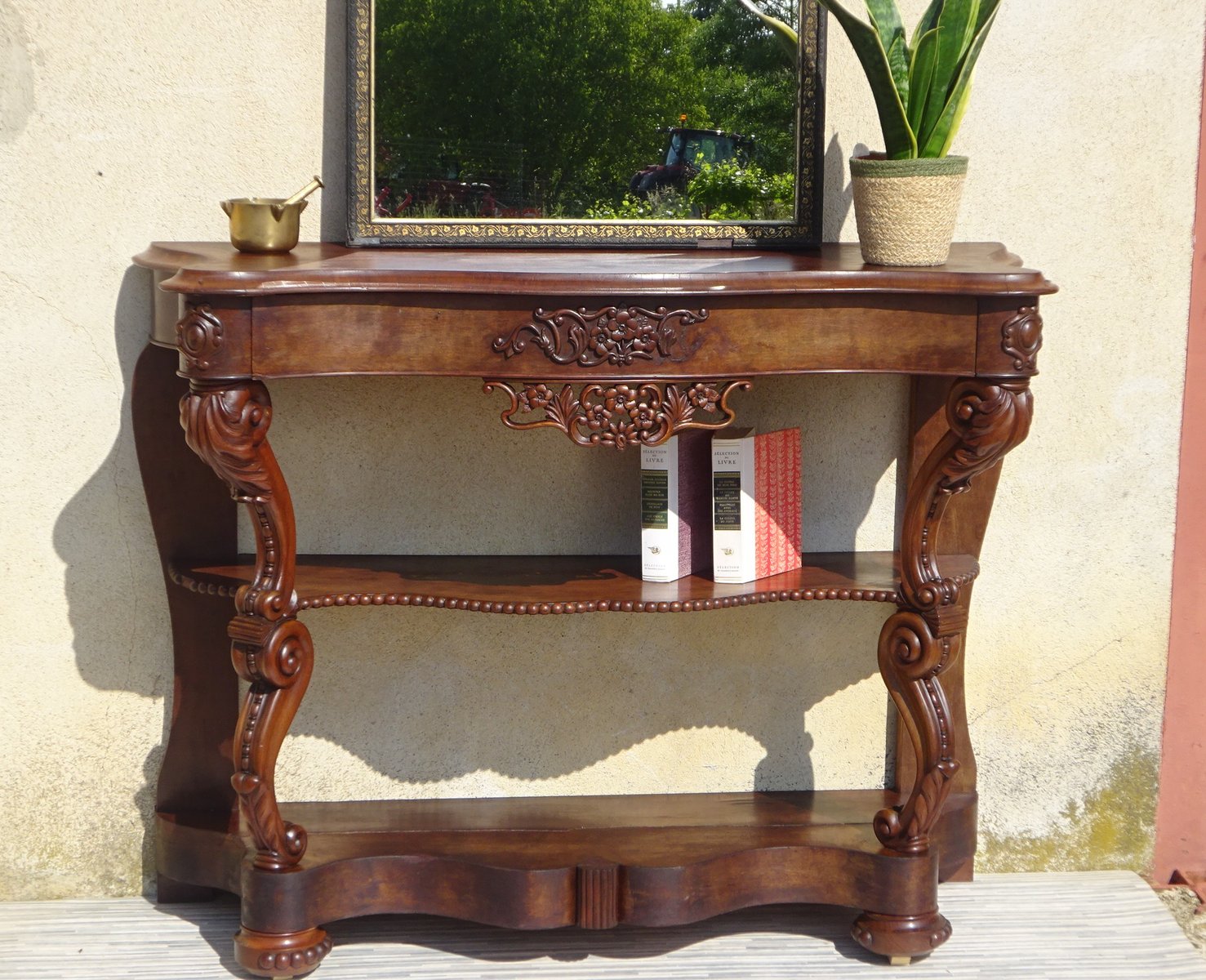 Napoleon III Console Table for sale at Pamono