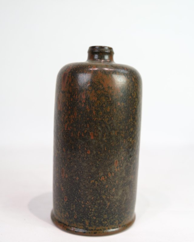 Model 216 Ceramic Vase in Brownish Colors by Nathalie Krebs for Saxbo ...